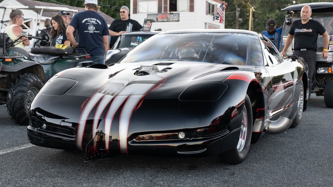 Turbo C5 Corvette running 217mph in the 1/8 mile - YouTube