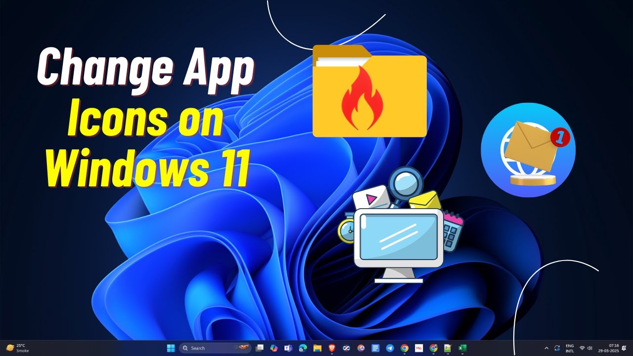 How to Change App Icons on Windows 11 - updated - YouTube