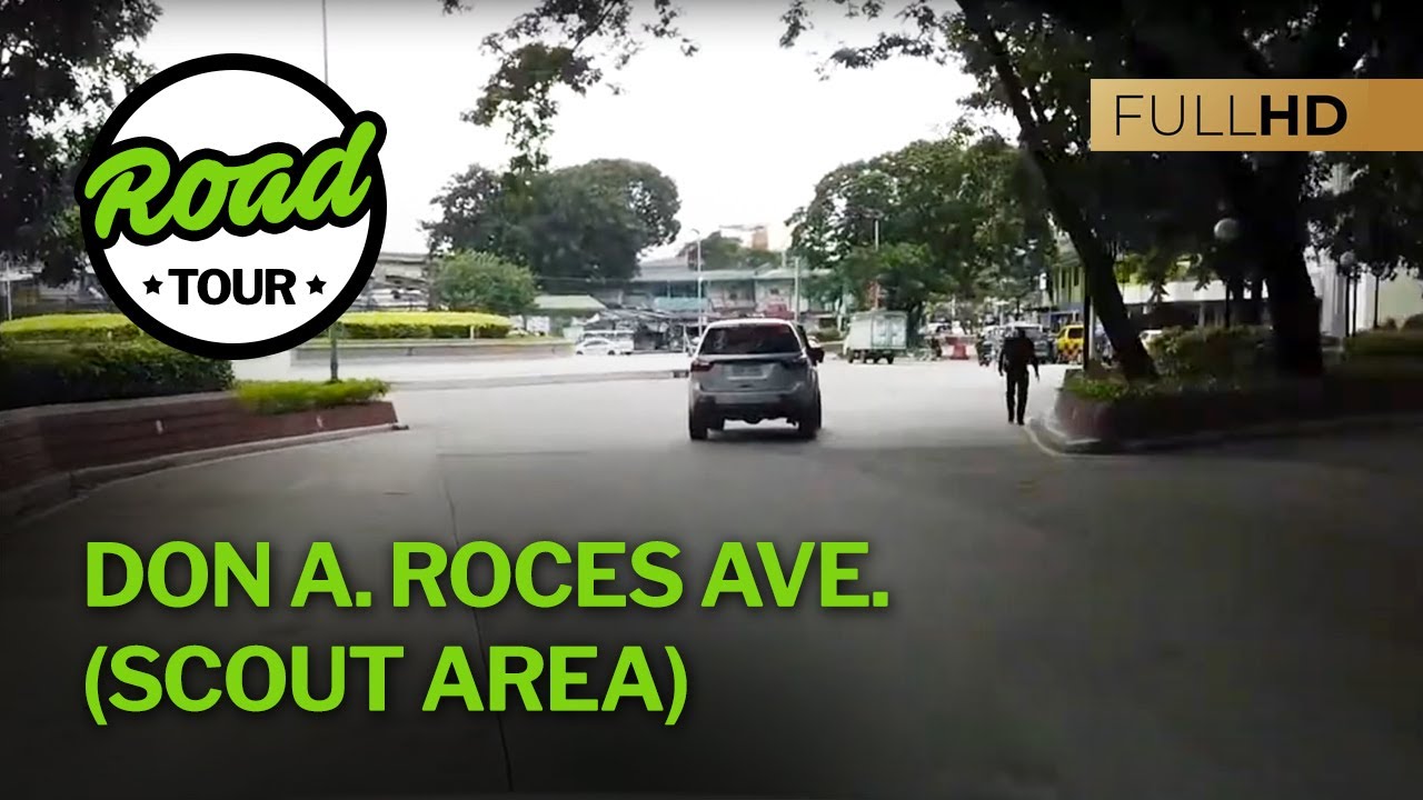 Scout Area - Roces Avenue in Quezon City - Road Tour - YouTube