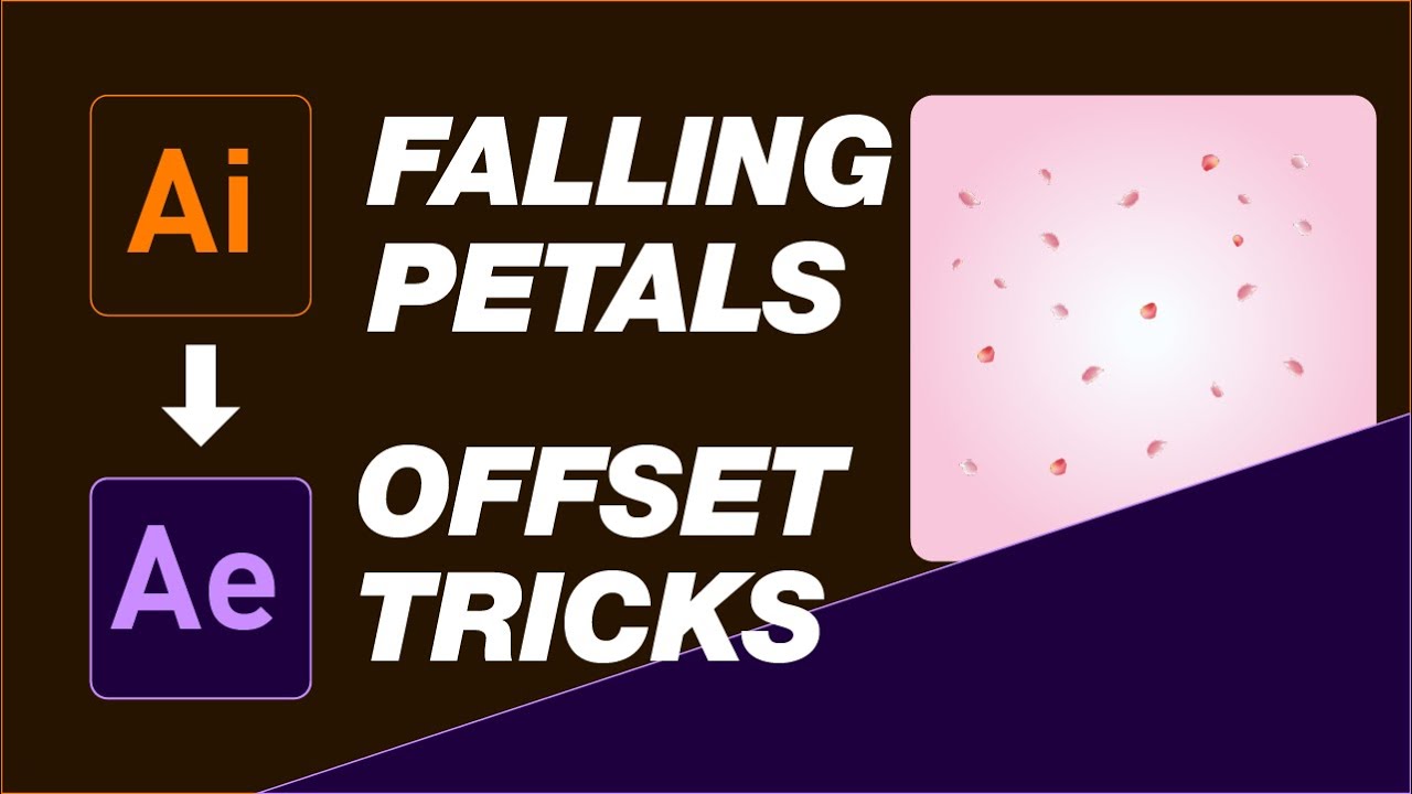 how to use offset effect in after effects tutorial | illustrator layers import trick - YouTube