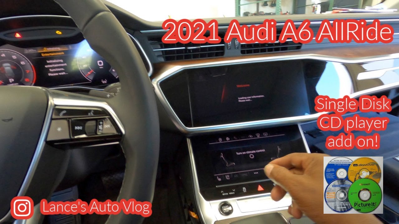 You want A CD Player In a New Car? Yep a 2023 Audi A6 Allride with a CD ...