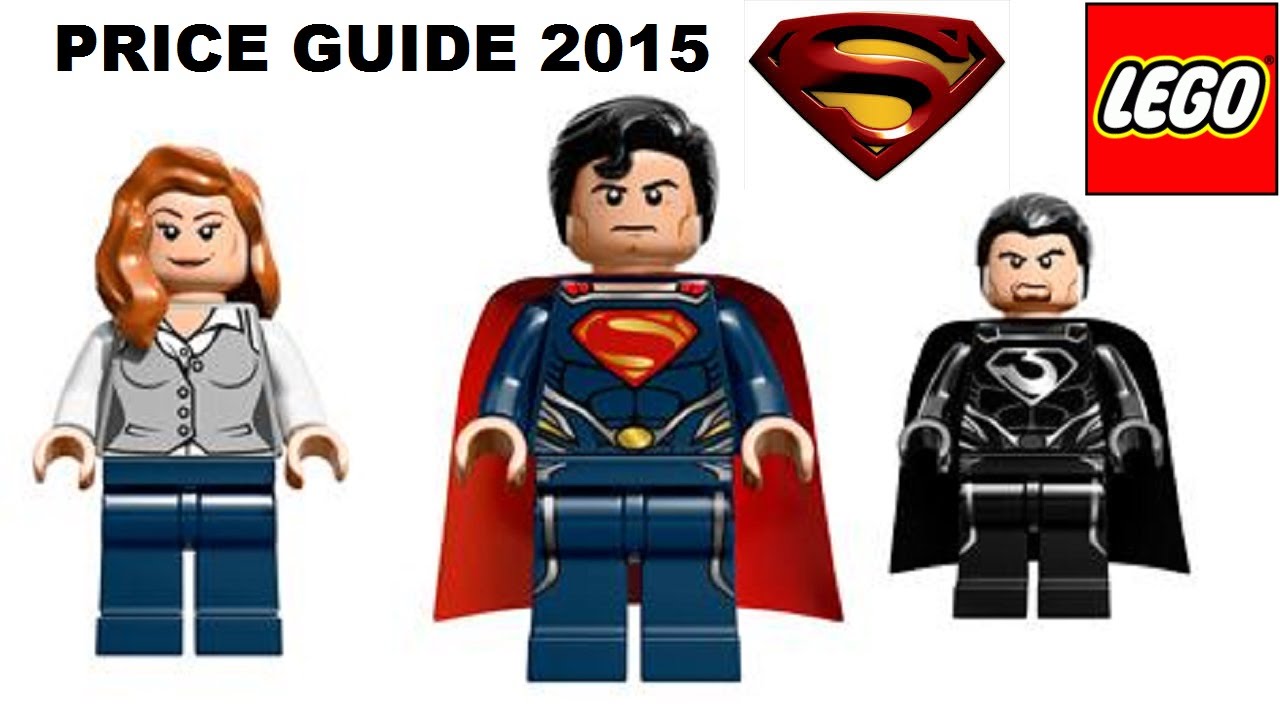 SUPERMAN LEGO minifigures price guide checklist 2015 - YouTube