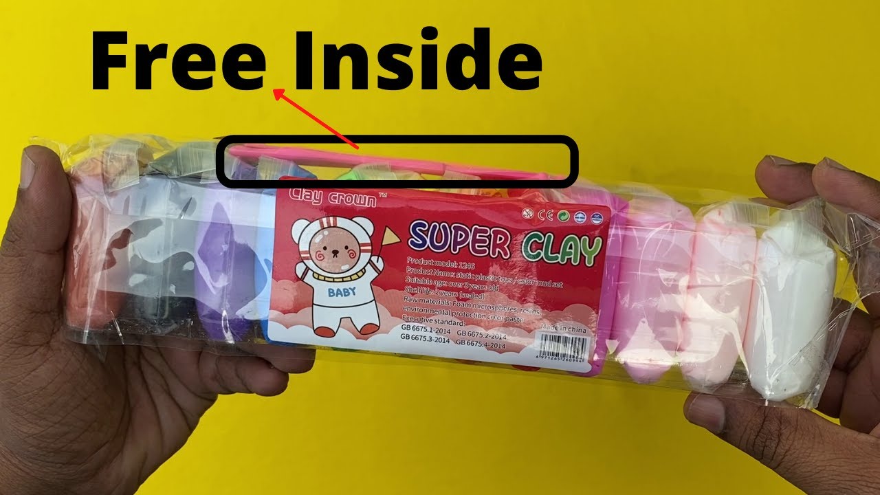 Super Clay with Free Tools Inside Unboxing and Review - YouTube