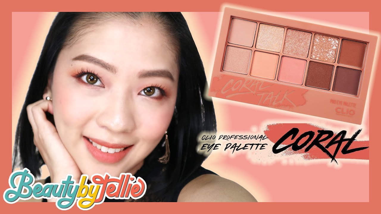 ULTIMATE MONOLID TUTORIAL ft Clio Professional Pro Eye Palette in Coral ...