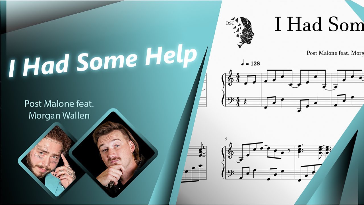 I Had Some Help - Post Malone feat Morgan Wallen | Piano Cover - YouTube