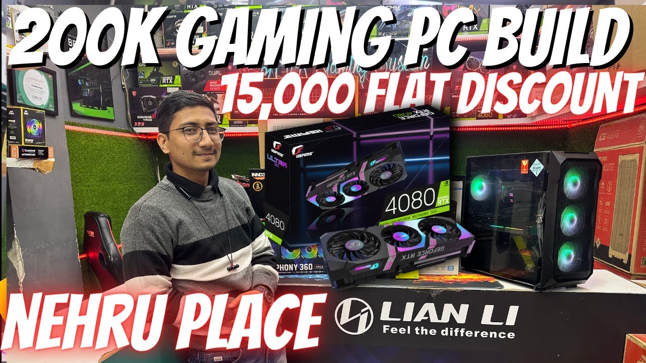 Rs. 2 Lakh Gaming + editing Pc build in nehru place 2023 - YouTube