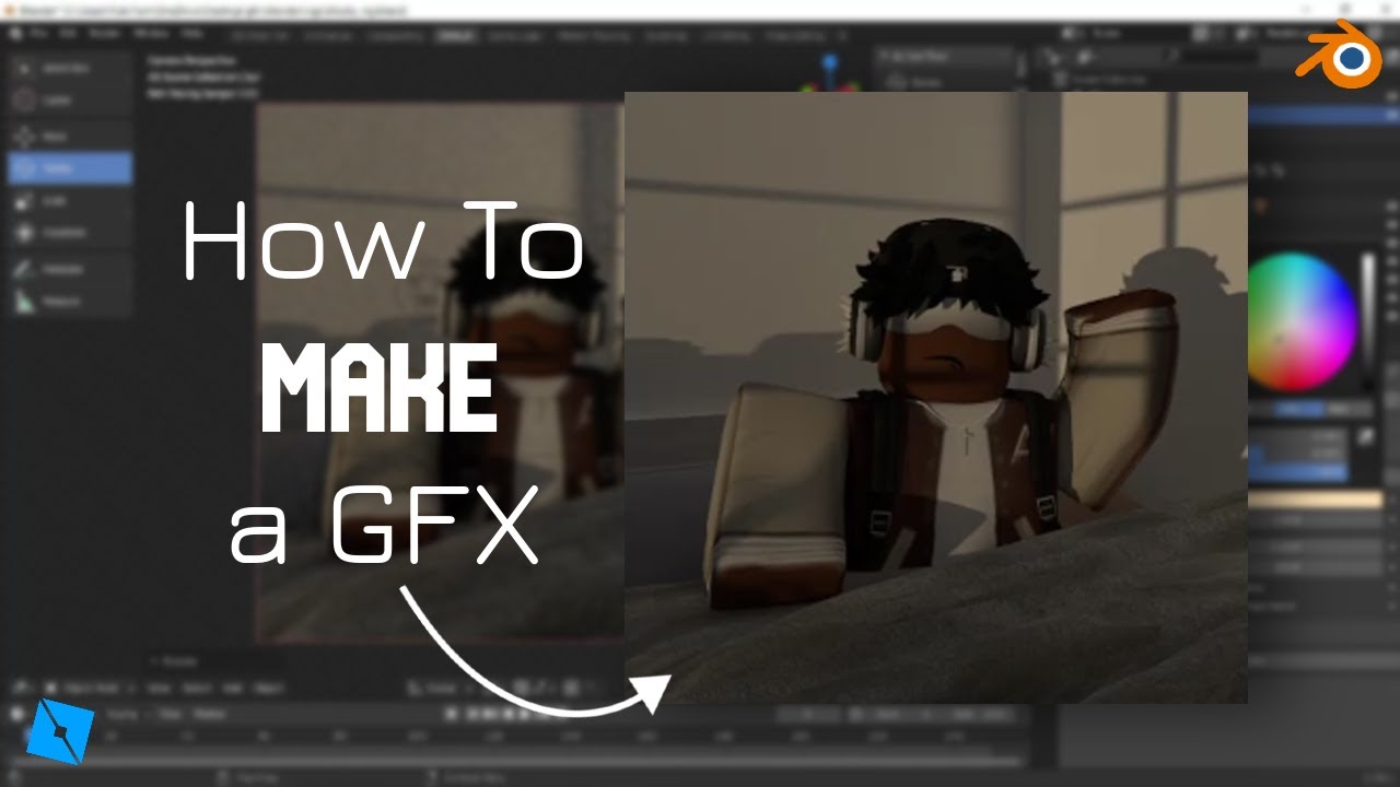 how to make a GFX using BLENDER 2.9 | FULL TUTORIAL | 2023 - YouTube