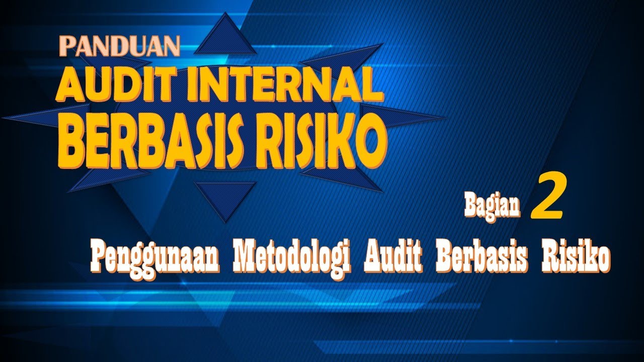 PANDUAN AUDIT INTERNAL BERBASIS RISIKO (AIBR) : Penggunaan Metodologi Audit Berbasis Risiko ...
