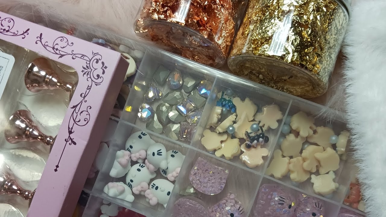 TEMU Nail Art Haul (new website with free shipping!!!!) New nail charms ...