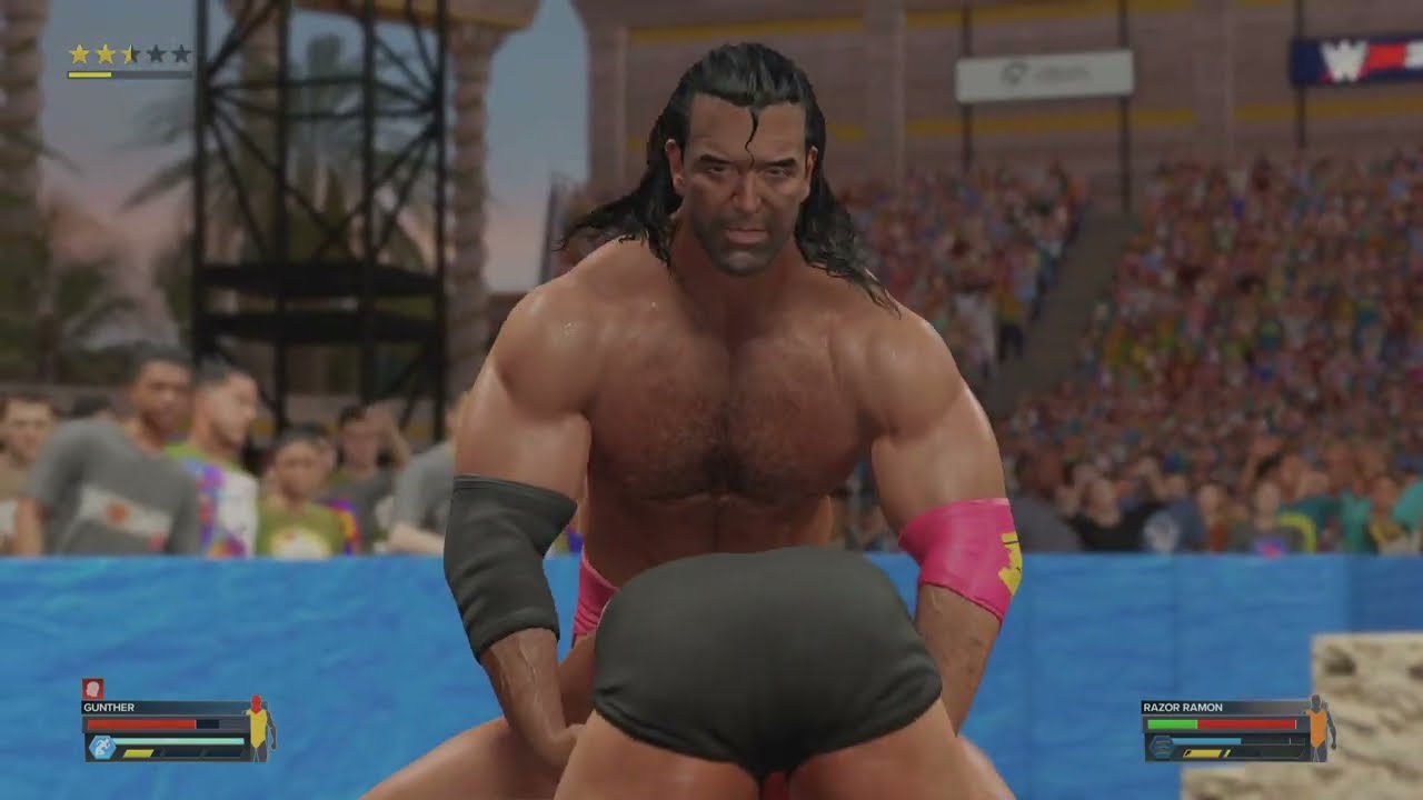 WWE 2K23 Razor Ramon VS Gunther Intercontinental Championship - YouTube