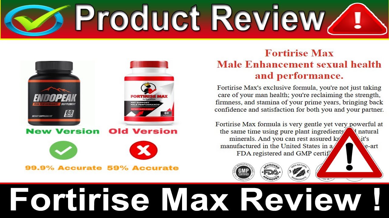 Fortirise Max Reviews: Is Fortirise Max Male Enhancement Supplement ...
