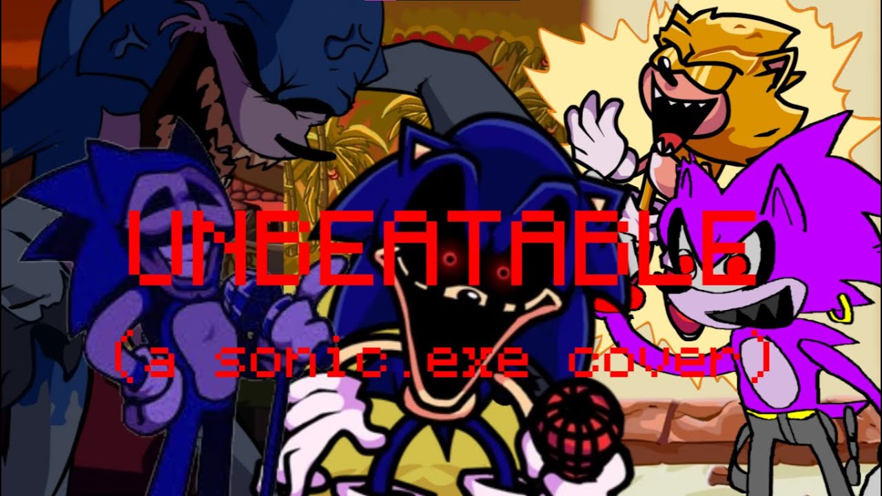 FNF Unbeatable Sonic exe cover Mario madness v2 - YouTube