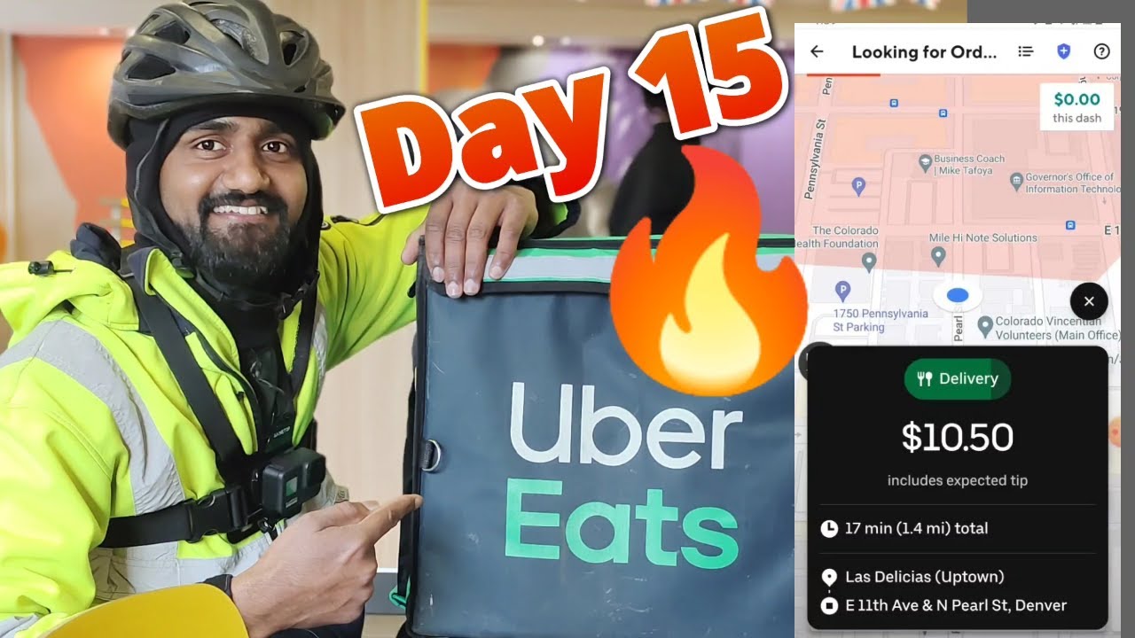 Day 15🤑Uber eats 🔥delivery job London | Part Time Earnings tips 2023 - YouTube