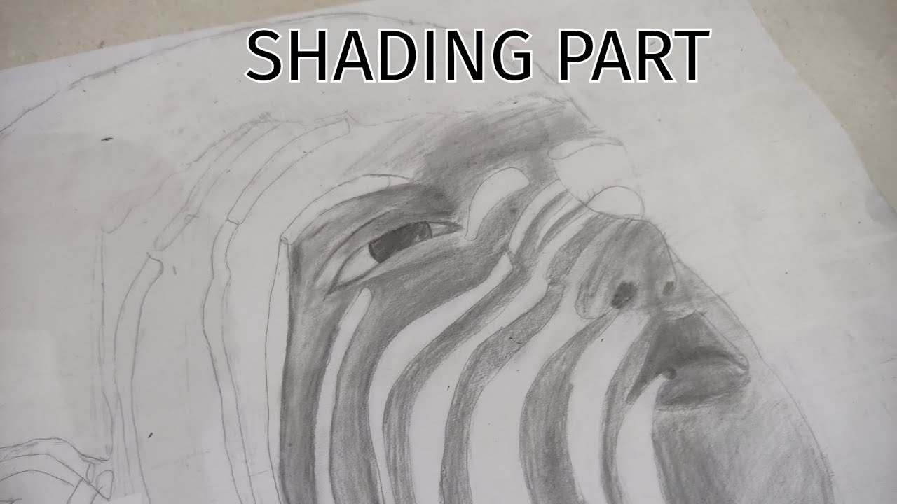 my hyper realistic drawing shading |part 1 - YouTube