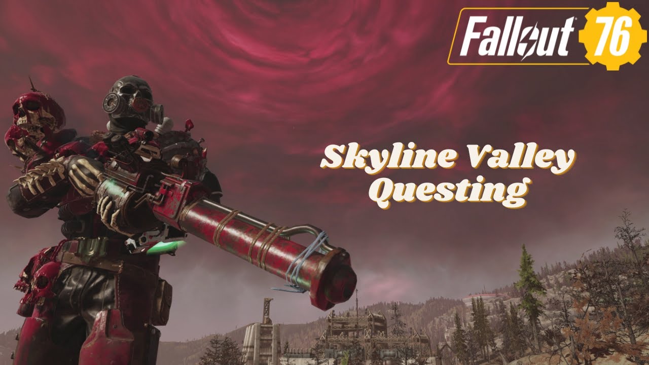 Skyline Valley Questing + Double Score Weekend! - Fallout 76 - YouTube