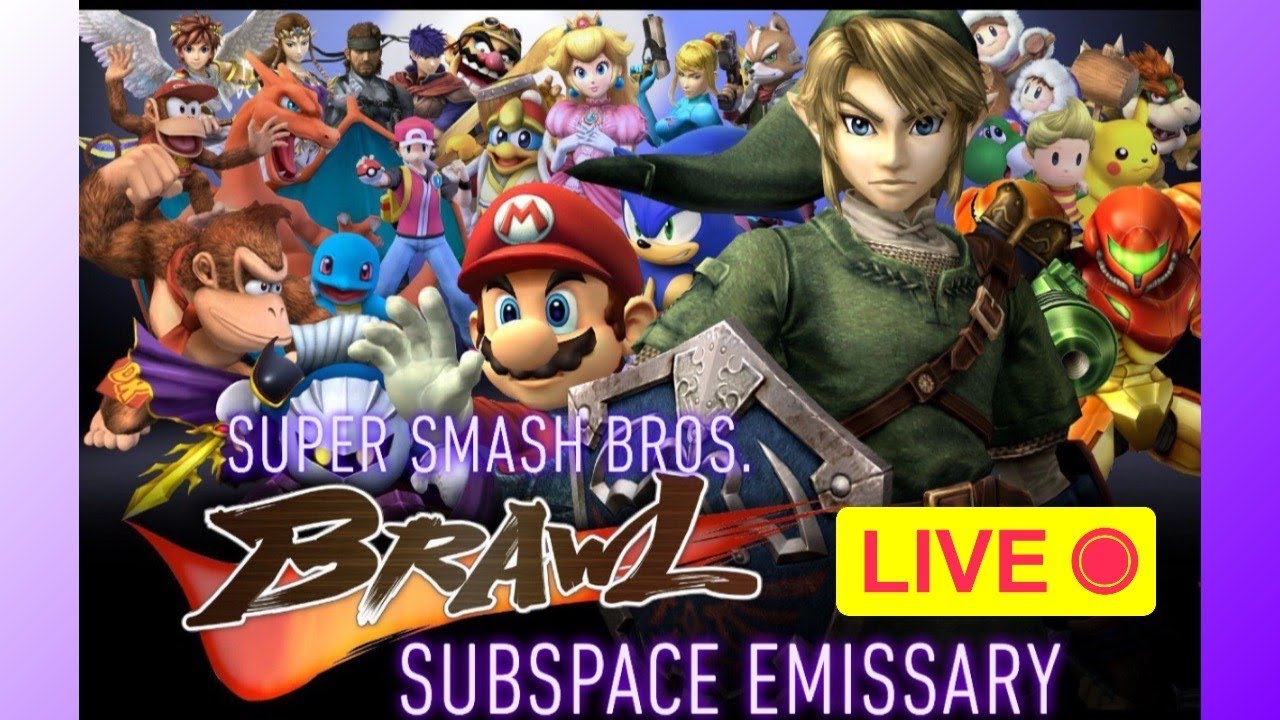 Let's Play Super Smash Bros. BRAWL-SUBSPACE EMISSARY ADVENTURE MODE ...