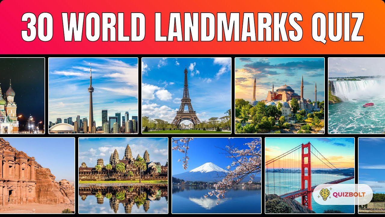 Famous Landmarks Quiz: Test Your Knowledge of Iconic World Sites - YouTube
