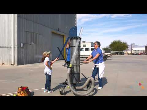 Human-Powered Tennis Ball Cannon