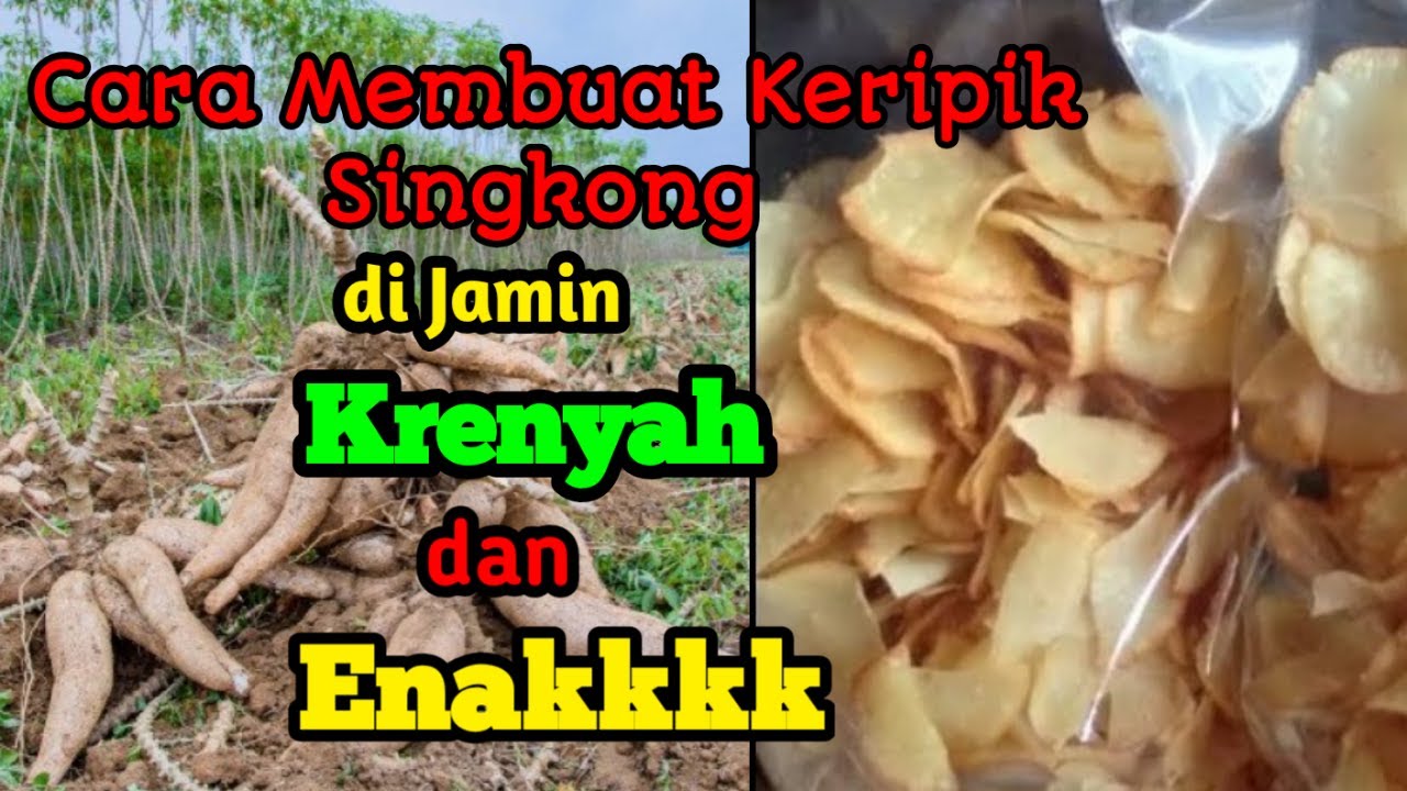 Cara Membuat Keripik Singkong Mata Pelajaran Prakarya - YouTube
