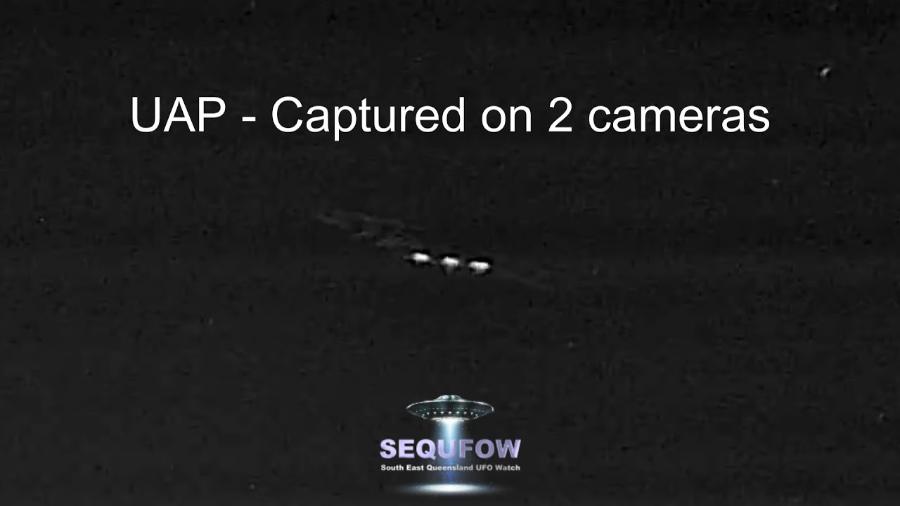 UAP - 10/08/2023 - 3 Lights Captured on 2 Cameras in Queensland ...