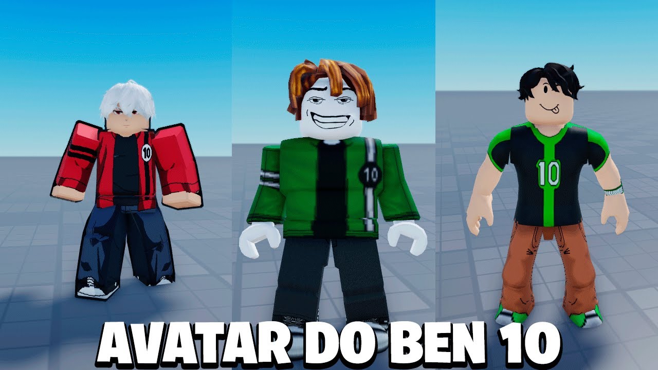 COMO FAZER AVATAR DO BEN 10 - ROBLOX - YouTube