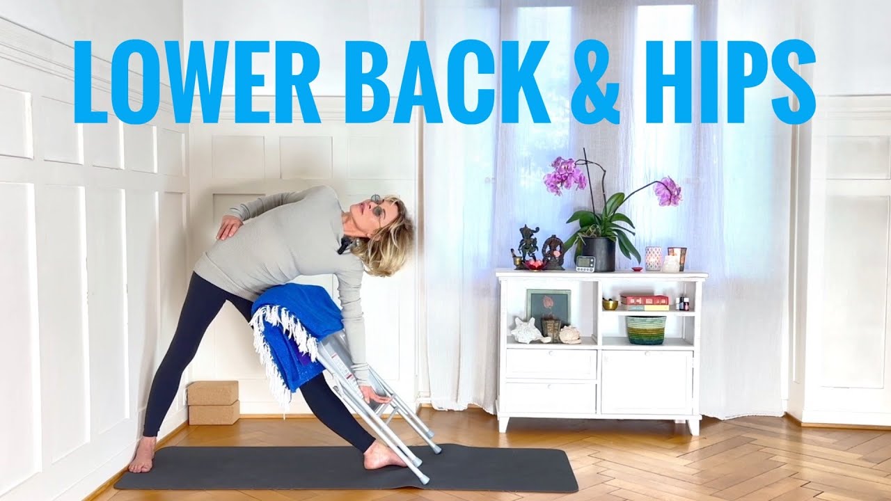 Lower Back and Hips Yoga | 49 min | Intermediate Level | Cat de Rham ...