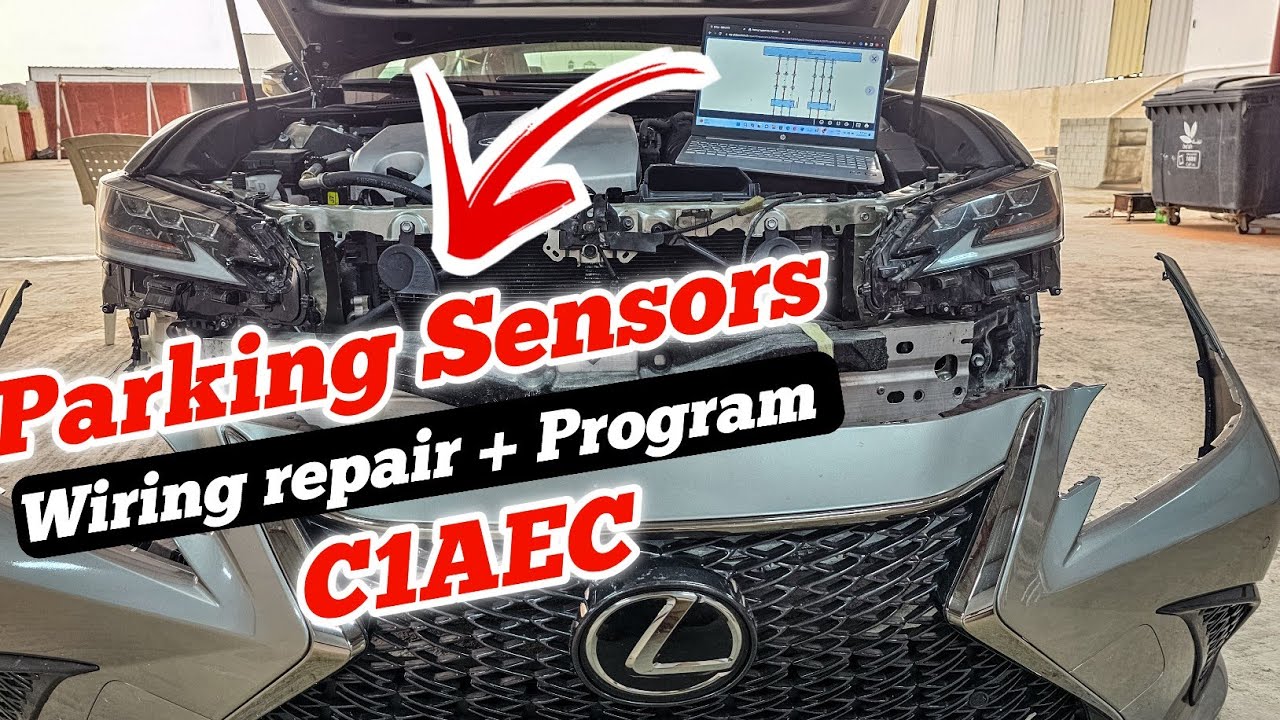C1AEC Front Sensor Communication Circuit || Wiring Repair & Parking ...