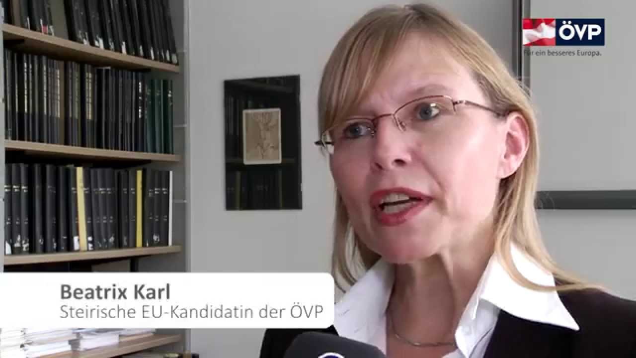 EuropaTV: Dr. Beatrix Karl, Kandidatin zur EU-Wahl - YouTube