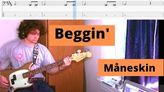 Måneskin - Beggin’ (Bass Cover + Tab) Acordes - Chordify