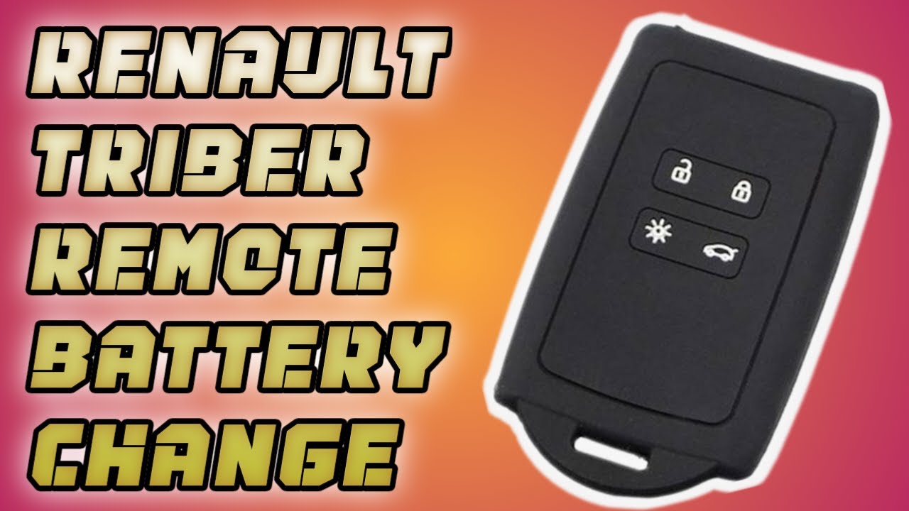 How to change Renault Triber remote battery || Renault Triber रिमोट ...