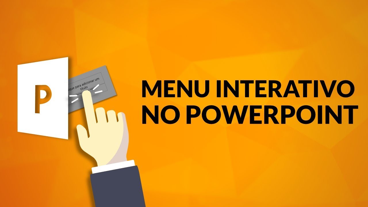 PowerPoint: Menu interativo com efeito mouseover - YouTube