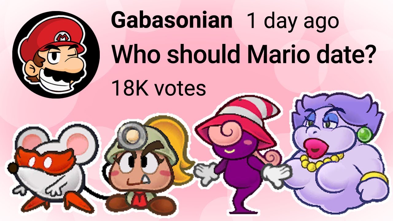 WHO Should Paper Mario DATE? (TTYD Female Partners) - YouTube