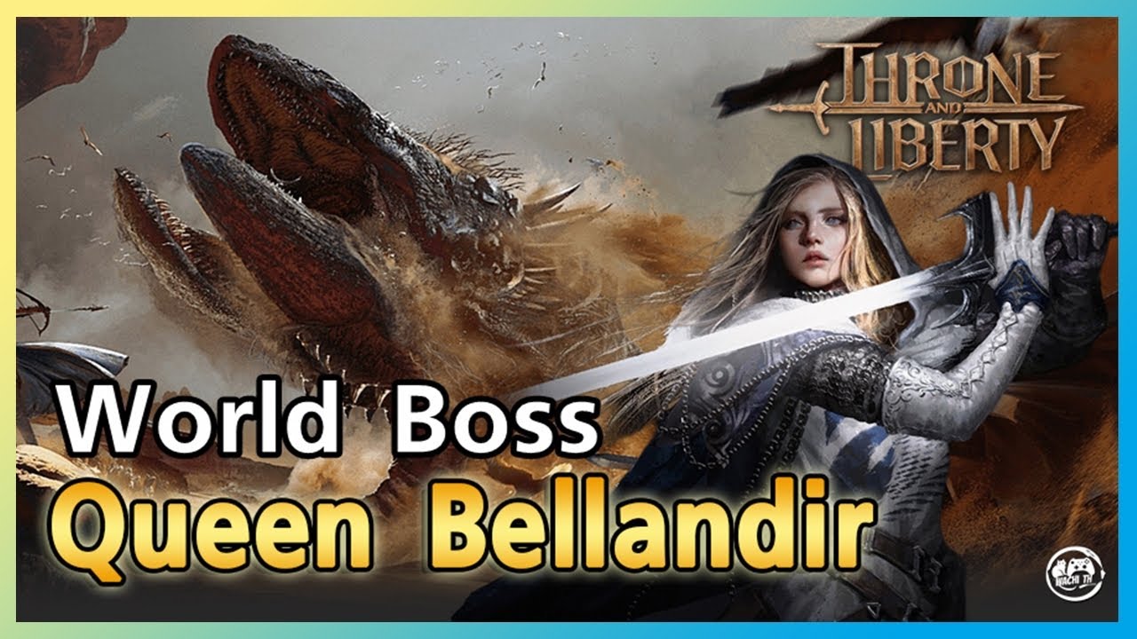 บรรยากาศการสู้กับบอสโลก Queen Bellandir Feat. กิลด์ ELVENTREE | Throne ...
