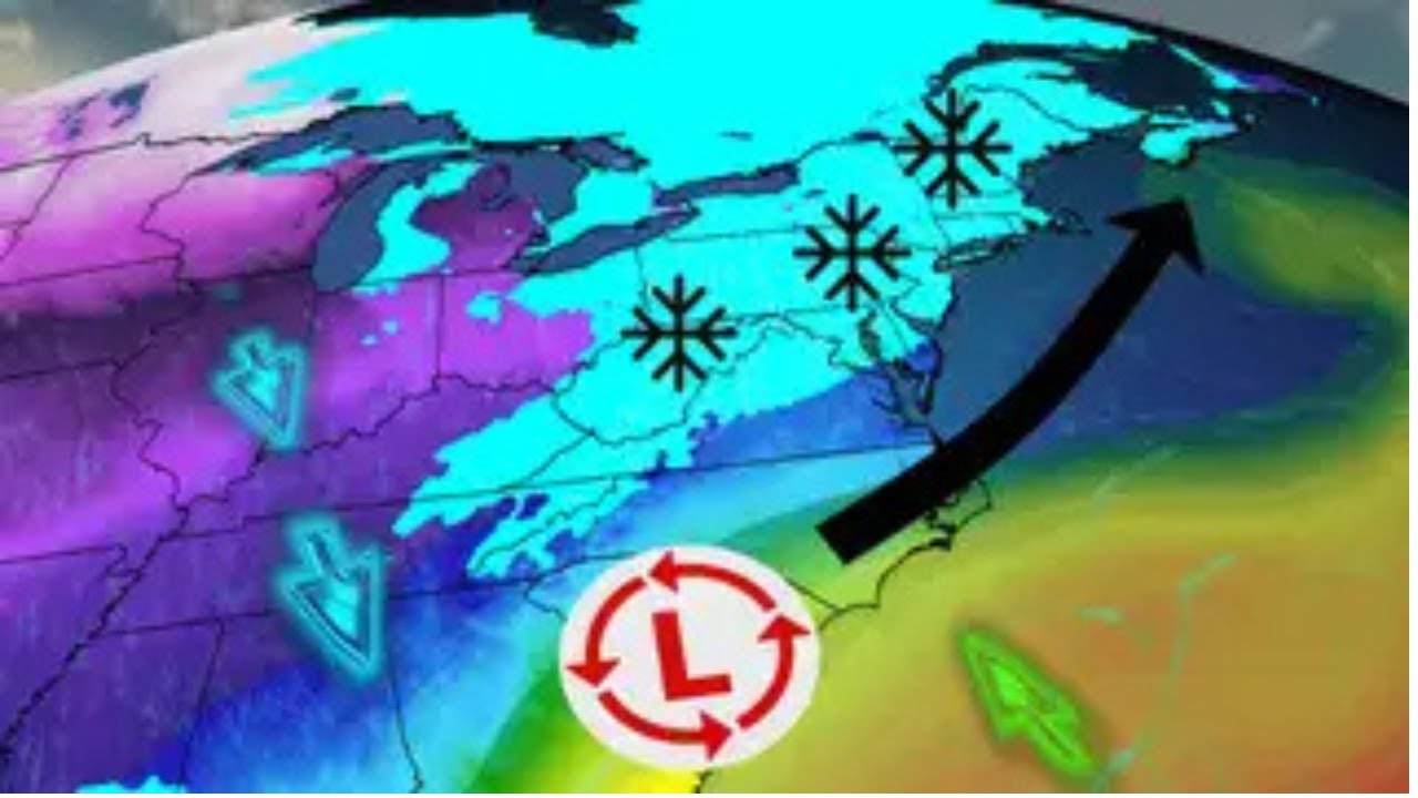 Winter storm Demi and Enzo is forming bringing snowfall to all the ...