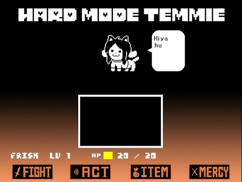 Hard Mode Temmie (Undertale Fan Made Battle) - YouTube