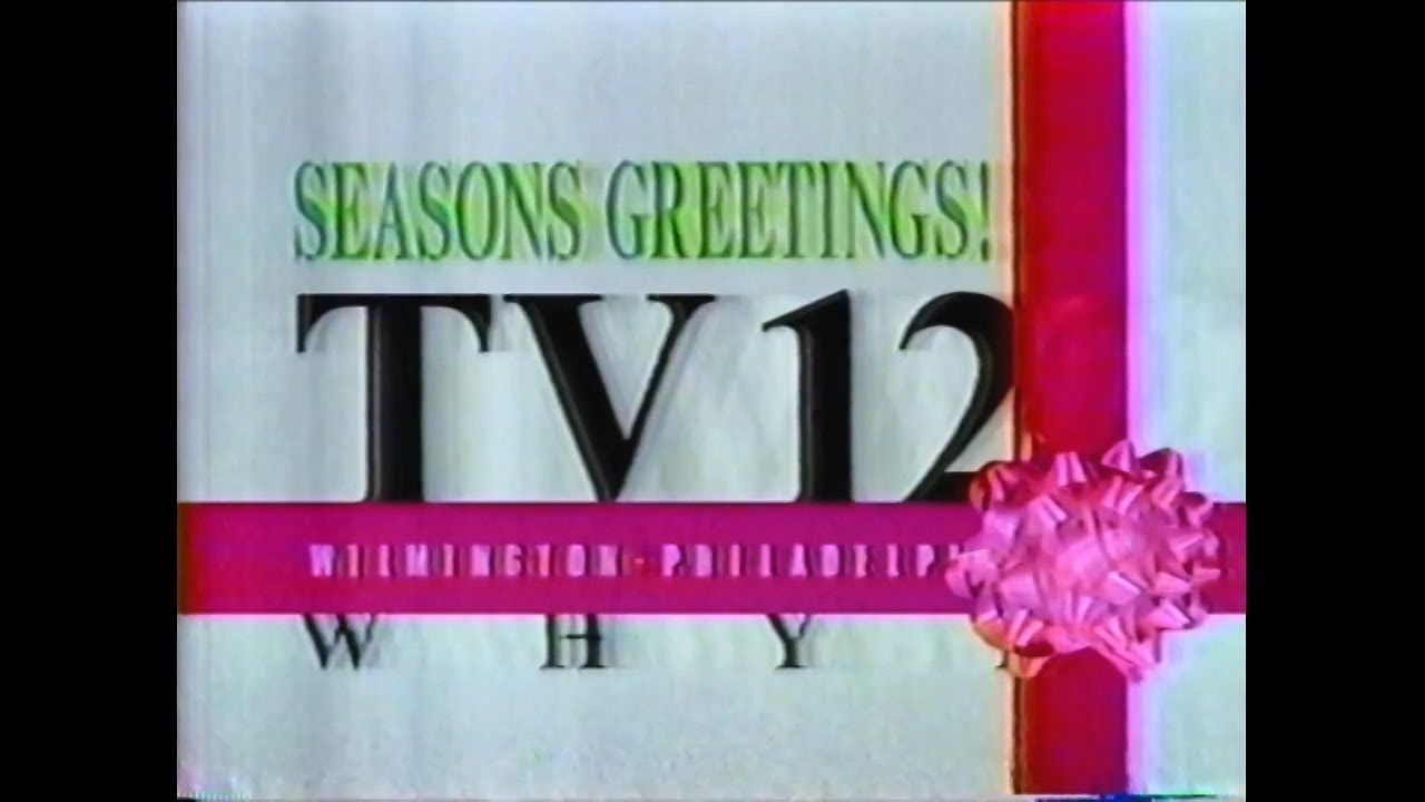 Seasons Greetings! from TV 12 WHYY ident shown in 1991 - YouTube