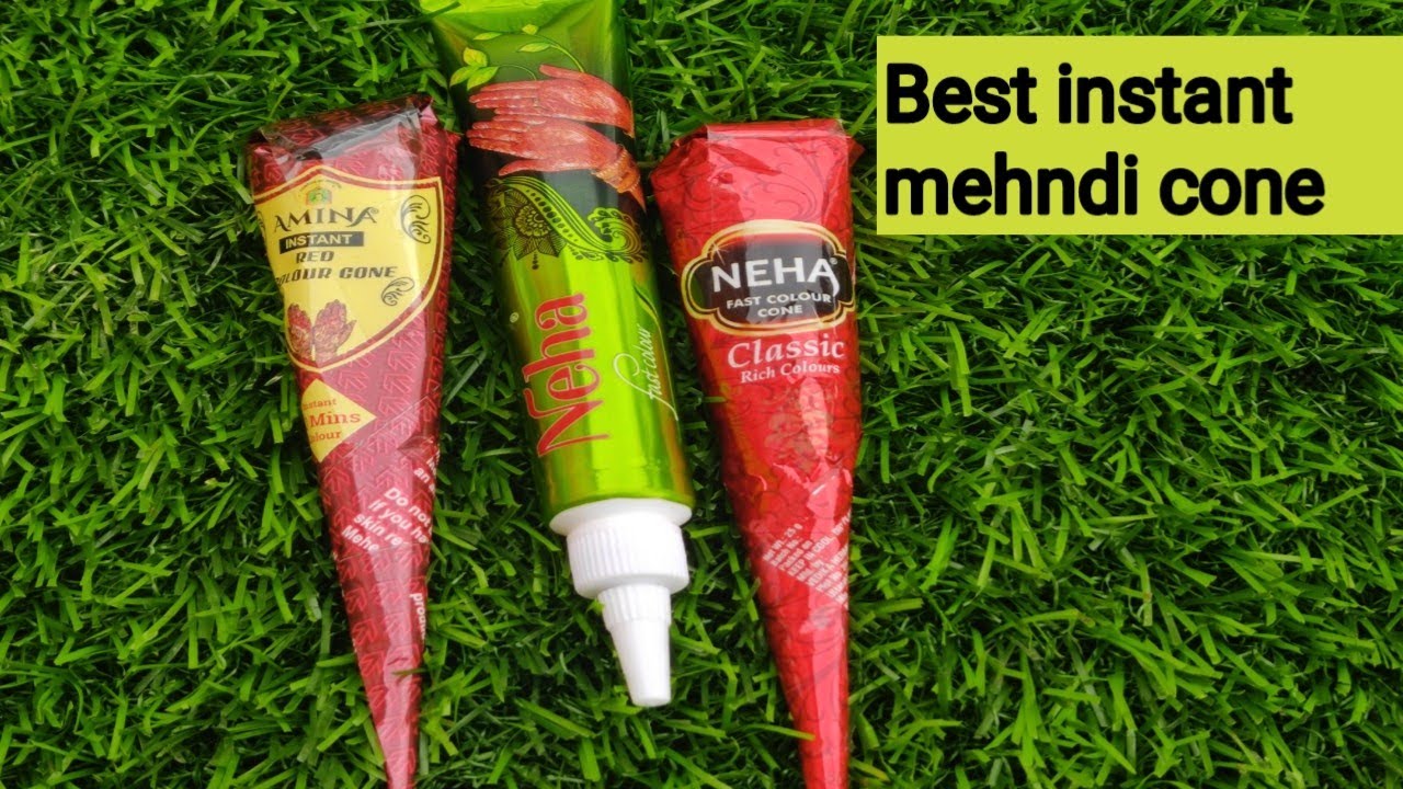 best instant mehndi cone review//Red mehndi cone review - YouTube