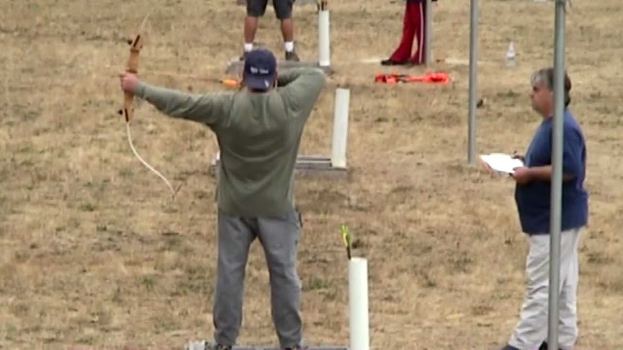 Students Practice Blind Archery at Ramtha School of Enlightenment - YouTube