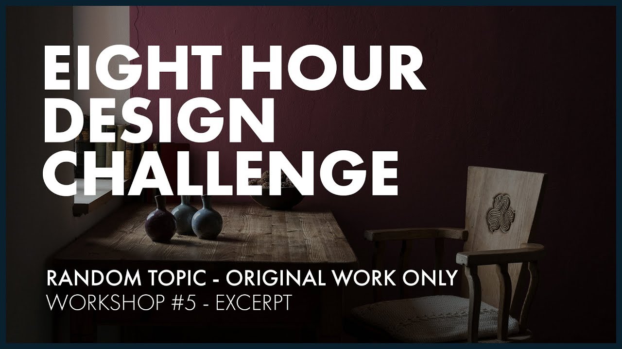 Eight Hours Blender Design Challenge - YouTube