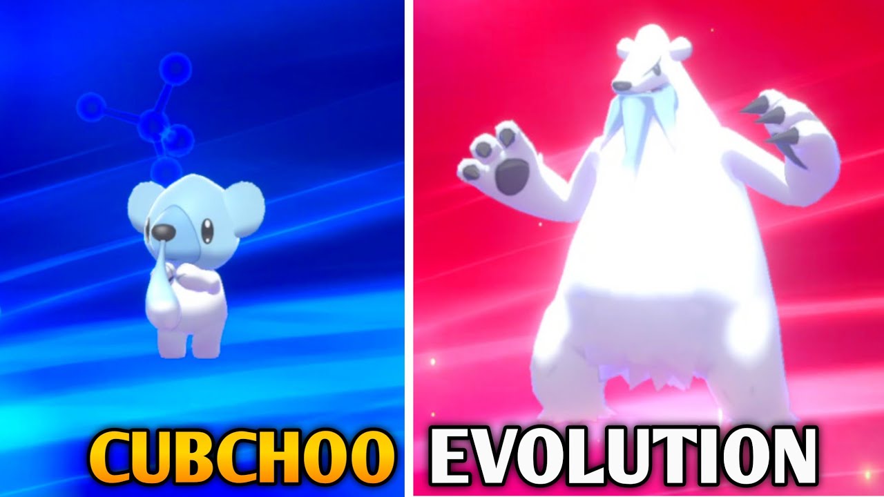 How To Evolve Cubchoo Into Beartic In Pokemon Sword & Shield | Galar ...