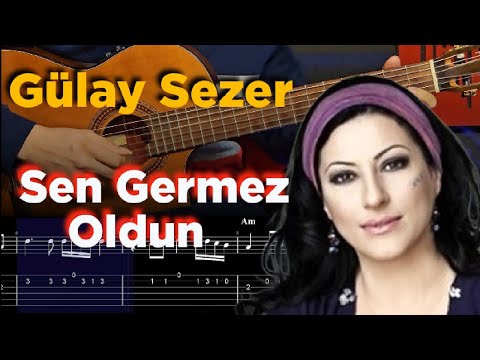 Sen Gelmez Oldun   Guitar Tutorial