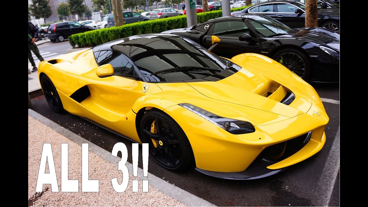 Holy Trinity of Hypercars in Milan! - LaFerrari, McLaren P1 and Porsche ...