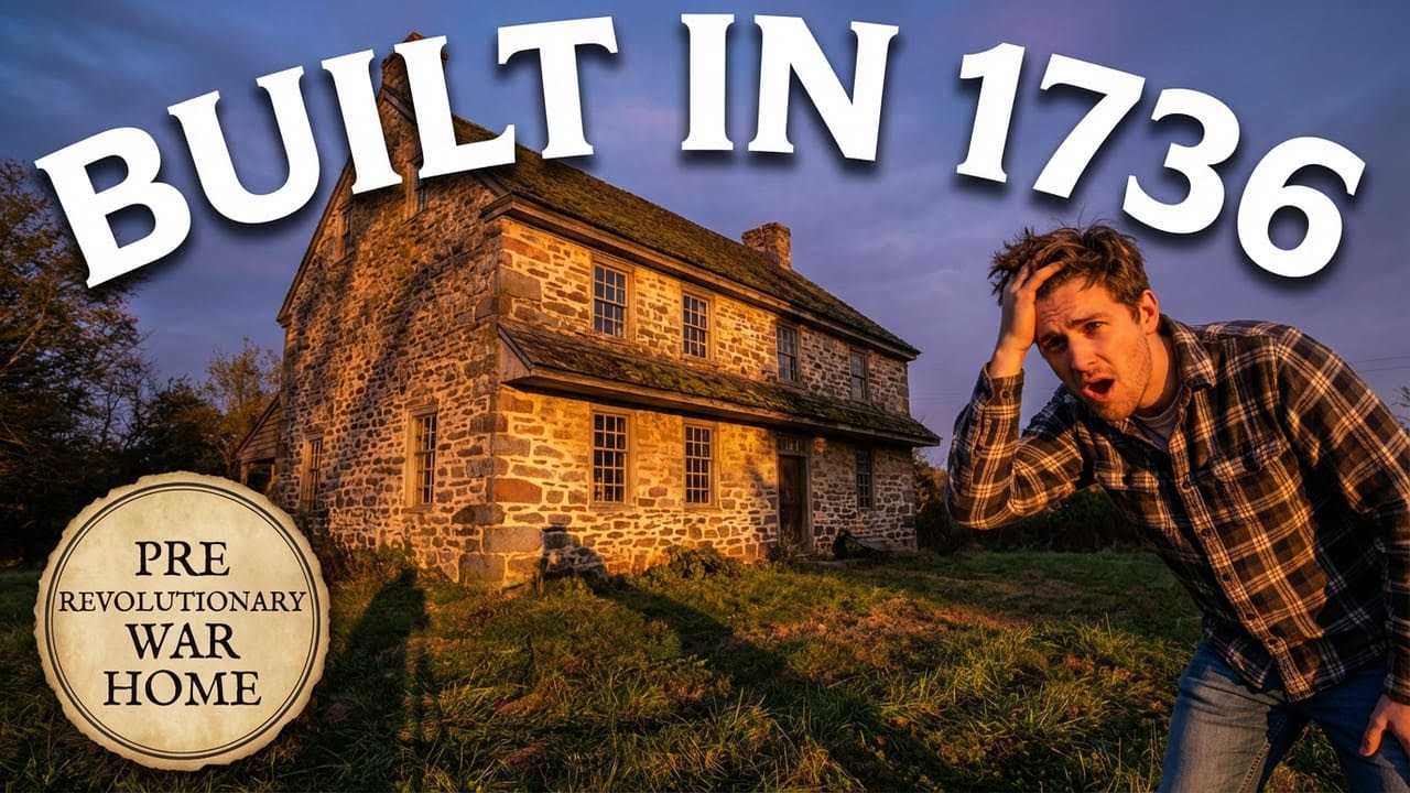 1736 Colonial Farmhouse on 13 Acres | Pre-Revolutionary War Home Tour ...