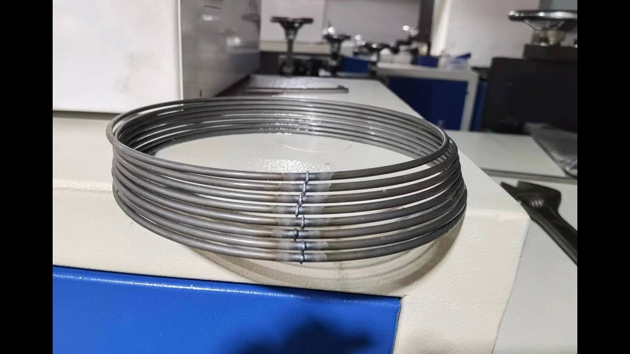 D4mm Wire Ring Making And Butt Welding Machine - YouTube