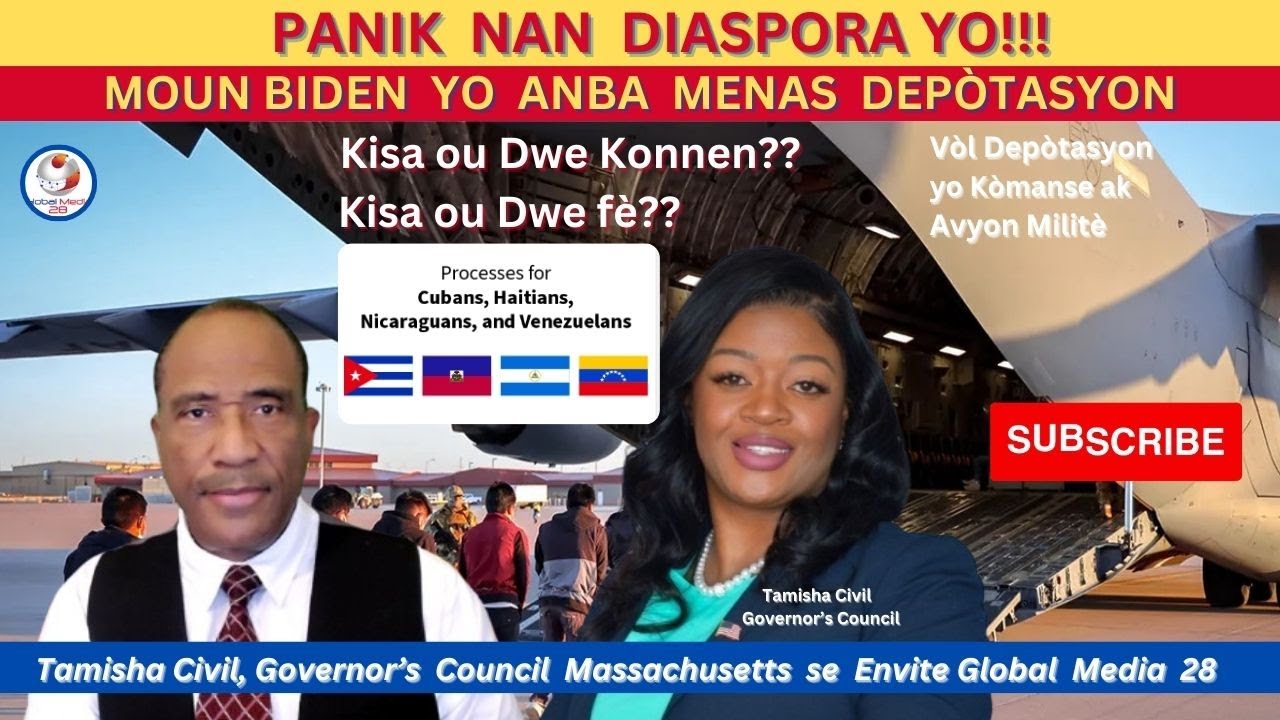 IMMIGRATION: PANIK NAN DIASPORA YO: MOUN PWOGRAM BIDEN YO ANBA MENAS DEPOTASYON?? || KISA OU DWE ...