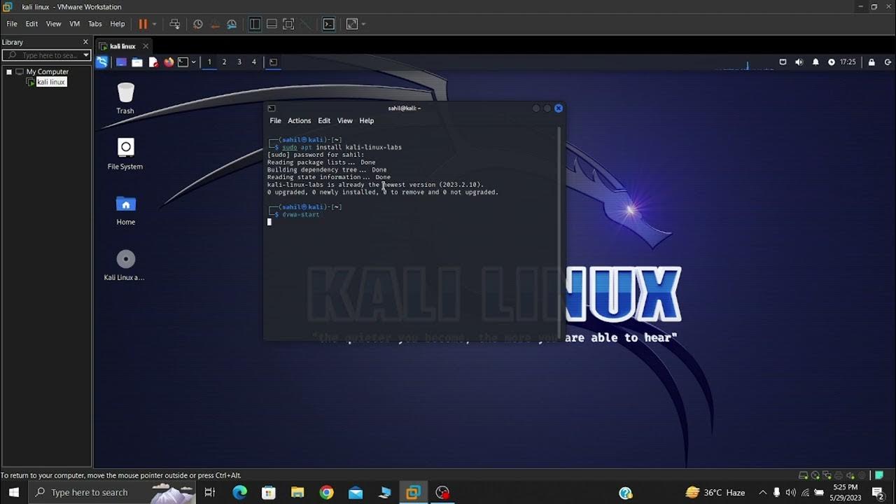 how to set up your kali linux labs for pantester #ethicalhacking #kali ...