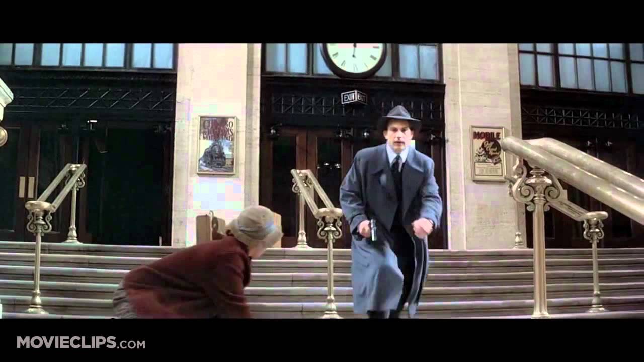 The Stairway Shootout The Untouchables 8 10 Movie CLIP 1987 HD - YouTube