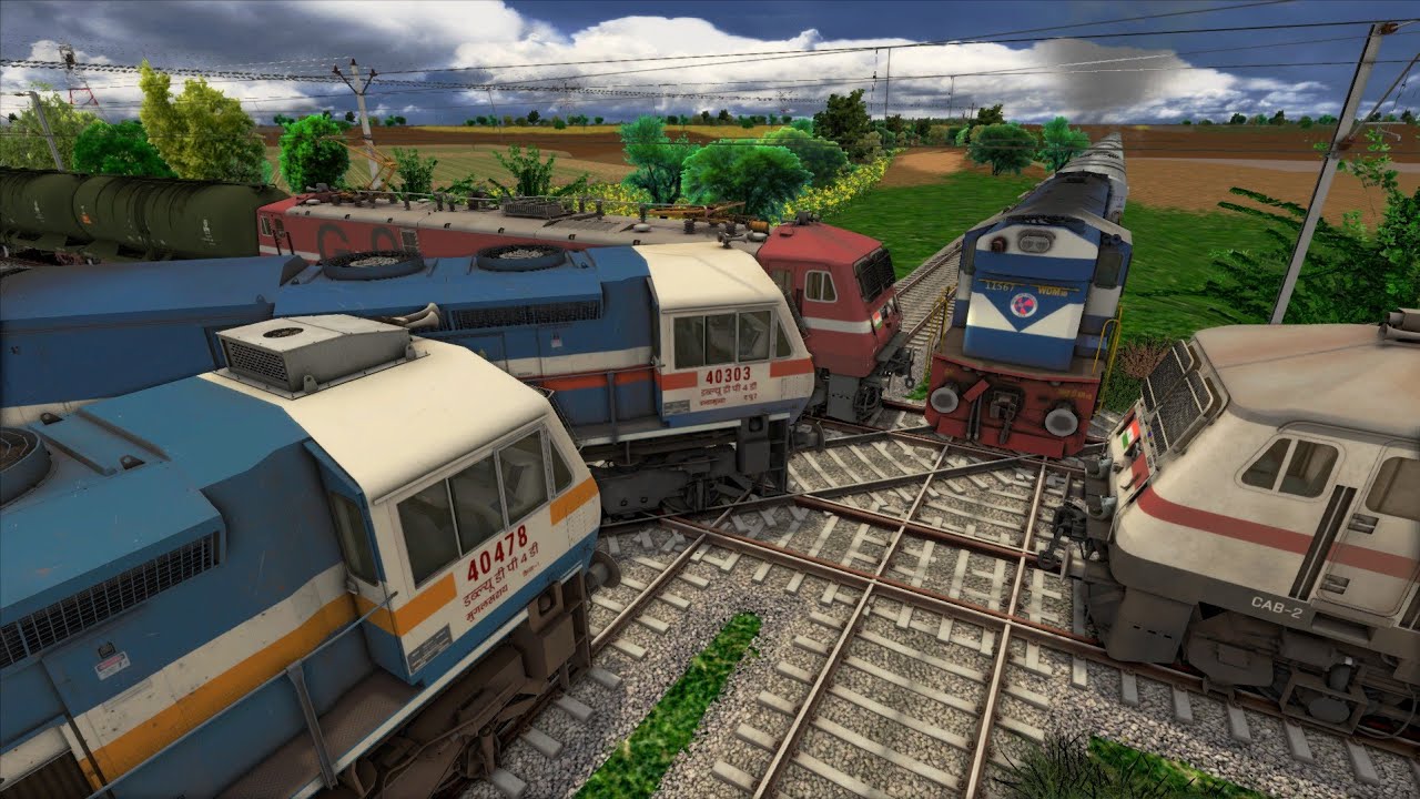 Trains Dangerous Interlocking Close Calls Compilation | 5 Trains ...