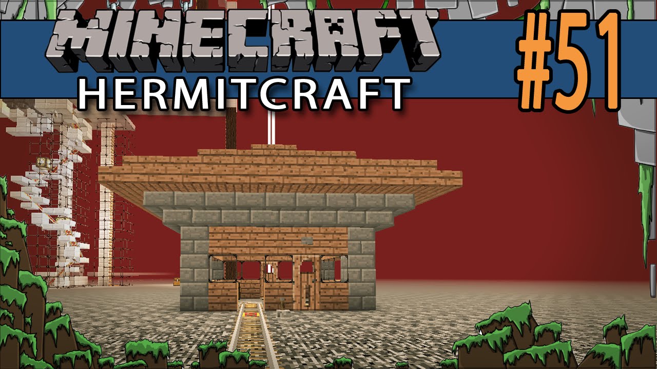 Minecraft Nether Minecart Stations - Hermitcraft #51 - YouTube