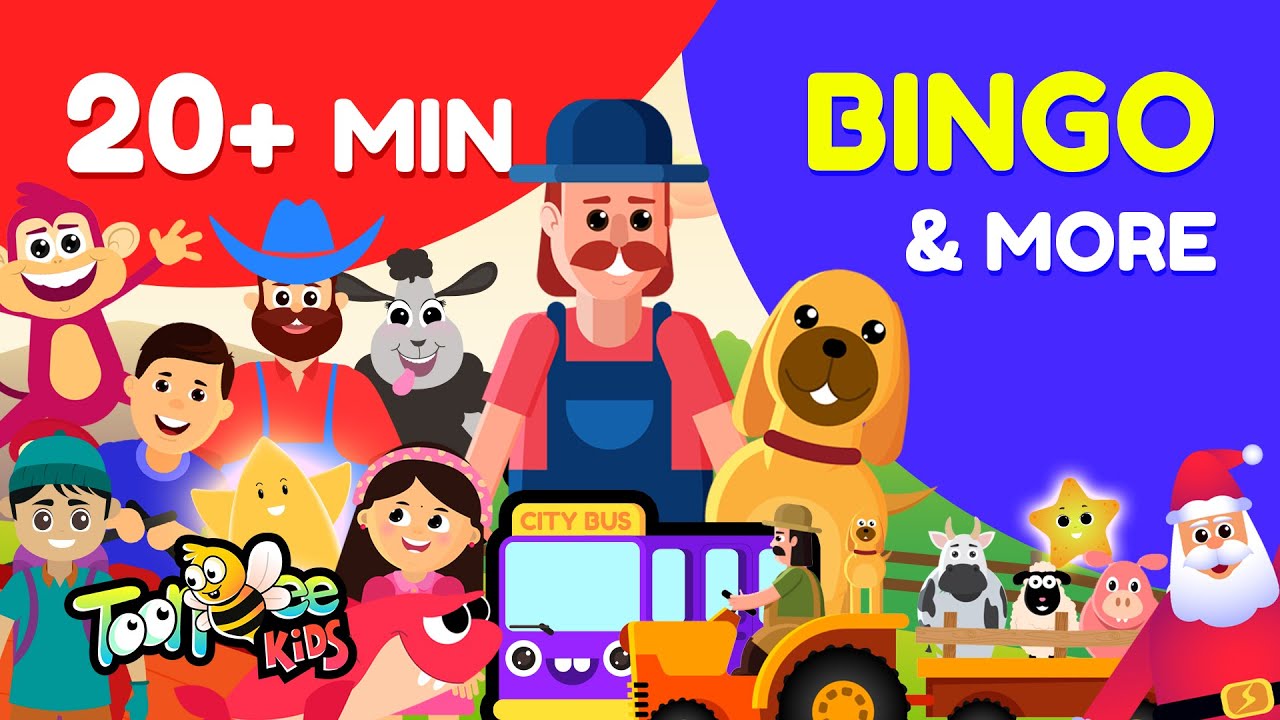 Bingo + More Nursery Rhymes | Compilations | Toonbee Kids - YouTube